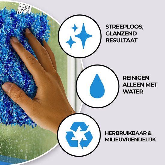 Silva Microvezel Afwasspons - Schoonmaakspons - Schuurspons - Krasvrij ...