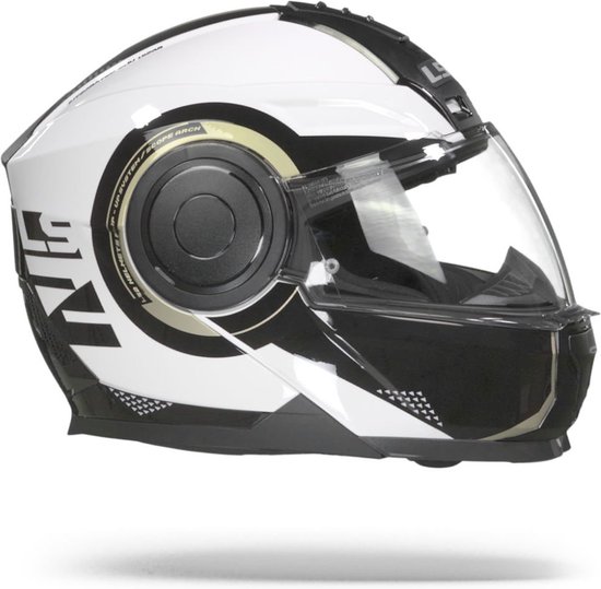 LS2 FF902 Scope Arch Glans Wit Titanium Systeemhelm S | bol.com