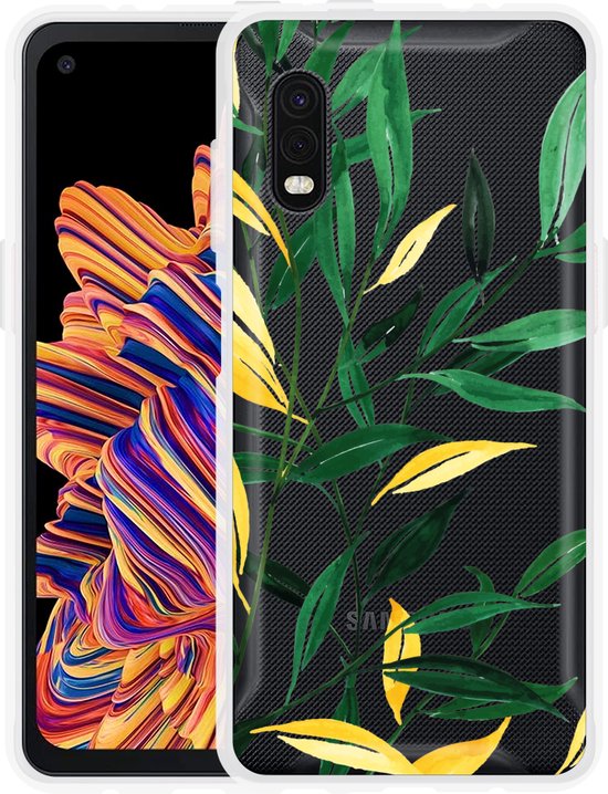 Samsung Galaxy Xcover Pro Hoesje Watercolor Flowers - Designed by Cazy | bol