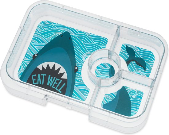Yumbox Tapas XL - extra tray - 4 vakken - Shark | bol