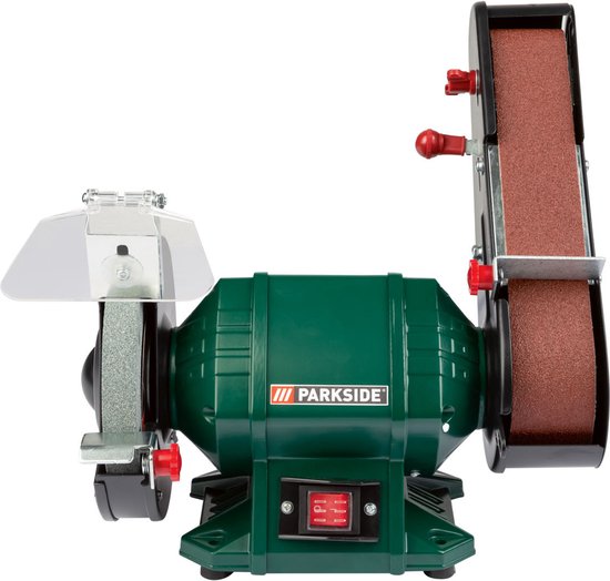 PARKSIDE Staande bandschuurmachine 240 W - Inclusief Polijstschijf | bol