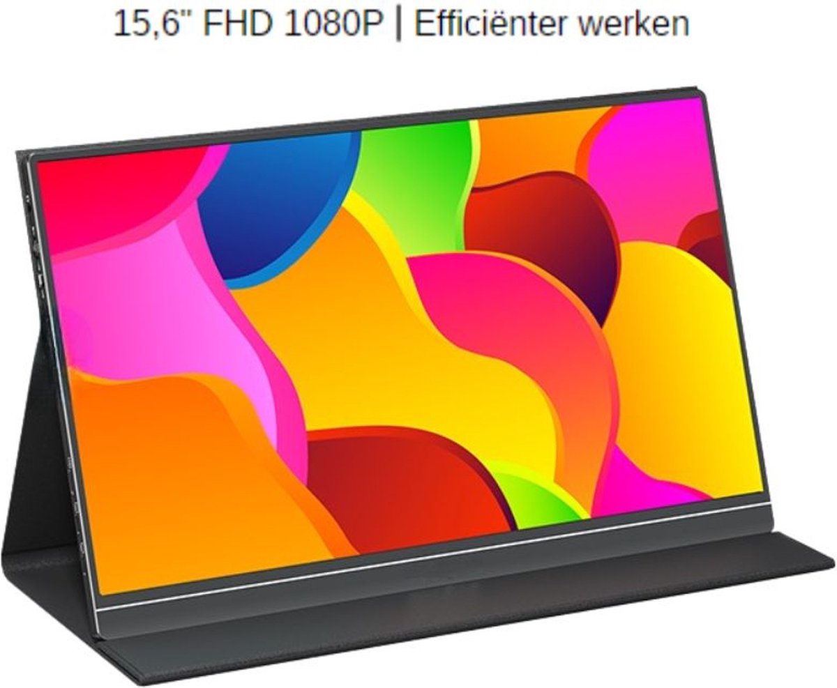 Portable Monitor 15.6 Inch - Draagbare Monitor - HDMI & USB-C - 1080P ...
