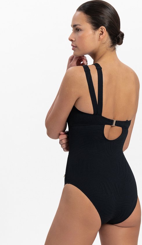 Beachlife Black Swirl Dames Badpak - Maat 38D | bol.com