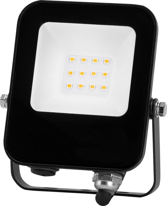 LED Bouwlamp 10 Watt - LED Schijnwerper - Natuurlijk Wit 4000K ...