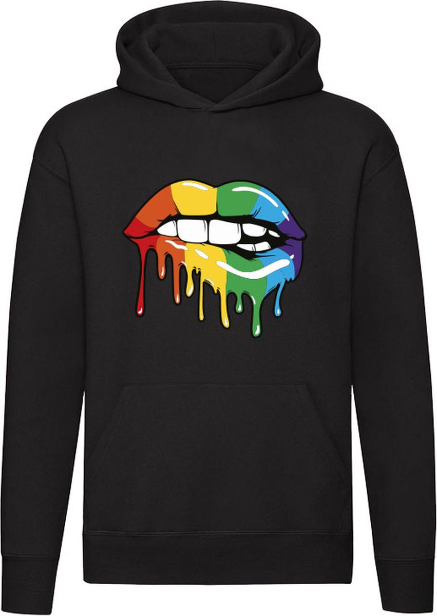 Regenboog lip | mond | lippen | smile | smiley | verf | schilder ...