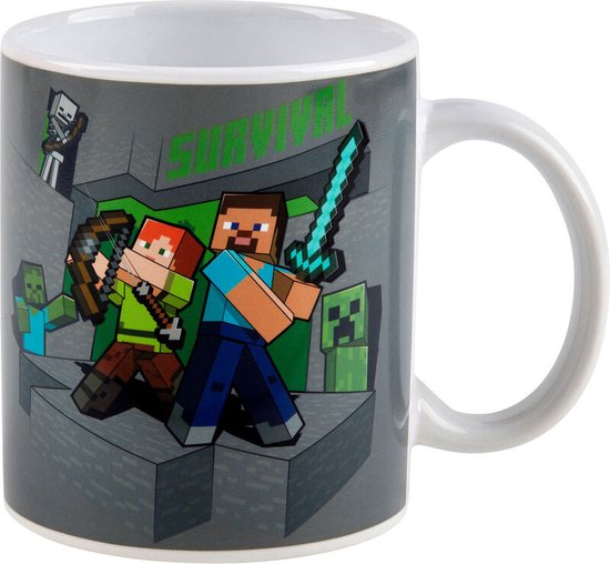 Minecraft Heat Change Mug - Mok - Drinkbeker - 325 ml. | bol