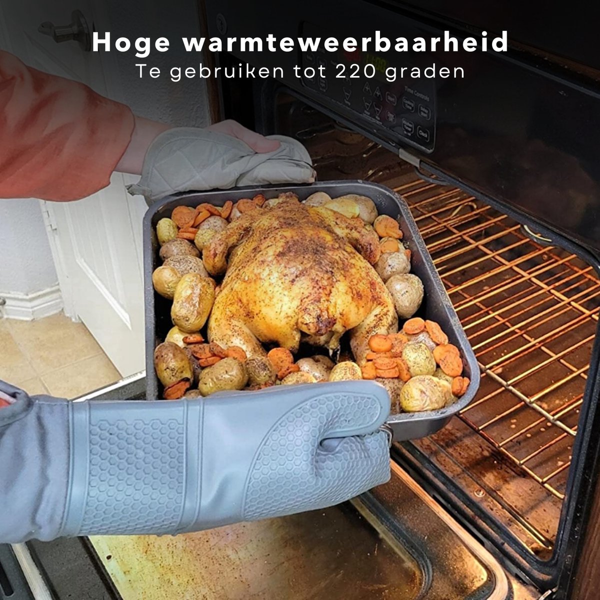 Cheqo® Braadslee met Rooster - Uitneembaar Rooster - Ovenschaal ...