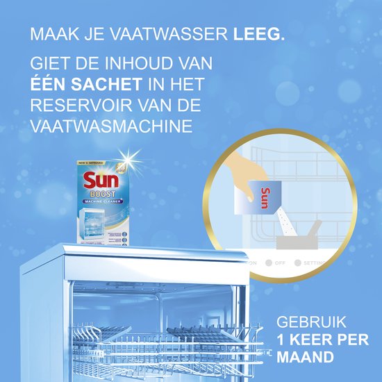 Sun Machinereiniger voor vaatwasser - Classic -120 g | bol.com