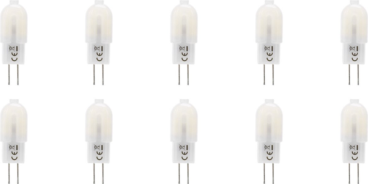 Led Lamp 10 Pack Aigi G4 Fitting 1 3w Helder Koud Wit 6500k