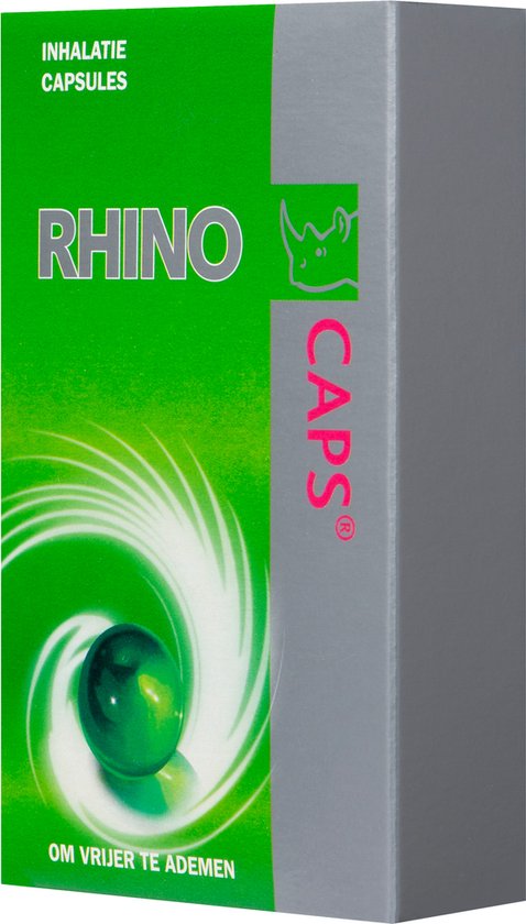 Rhino Caps inhalatie - Stoommiddel Bij Verkoudheid - 16 capsules | bol.com