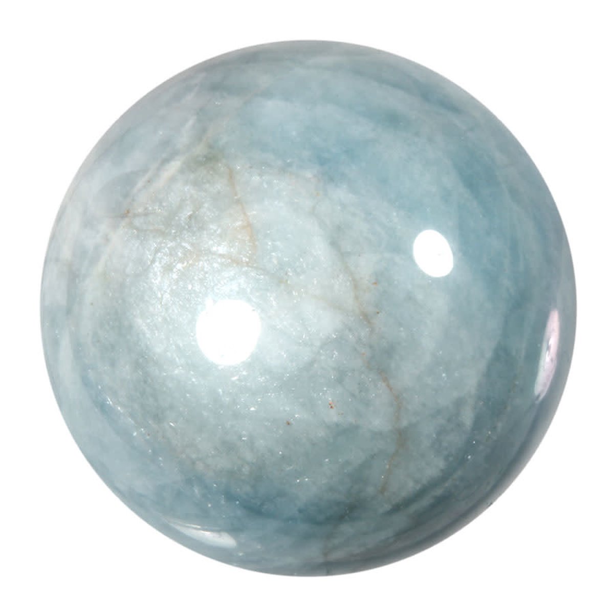 Aquamarijn (blauw) bol 49 mm 170 gram | bol.com