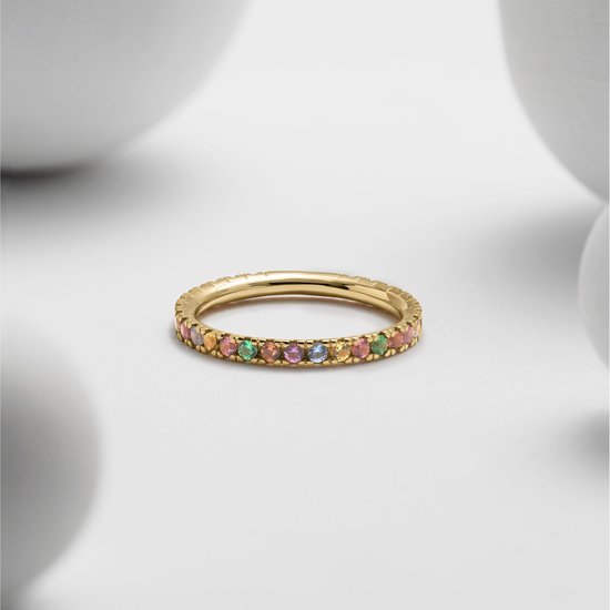 Favs dames dame ring 375 geel goud 29 zirkonia 48 Geelgoud 32022099 ...