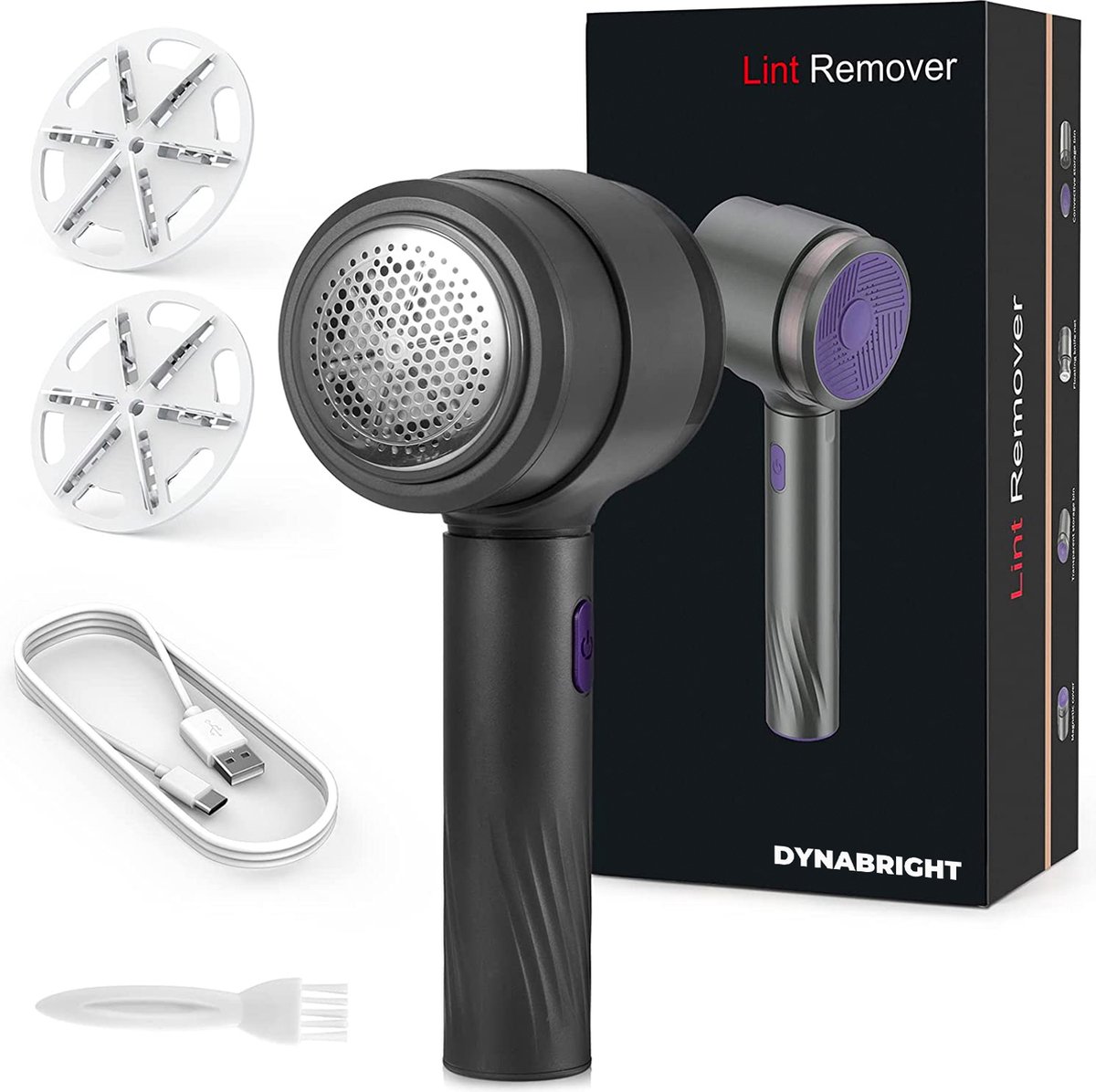 DynaBright Elektrische Pluizenverwijderaar - Draadloos - Ontpluizer ...