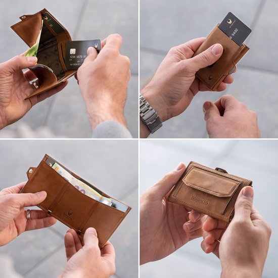 Donbolso® Portemonnees - EC & Slim met RFID - Lederen Portemonnees ...
