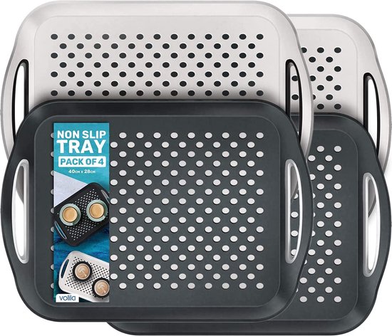 Antislip Dienblad voor Thee of Televisiemaaltijden Serveerblad ...