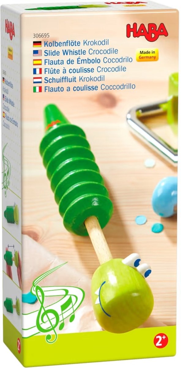 Muziekinstrument - Schuif fluit - Krokodil - Hout | bol