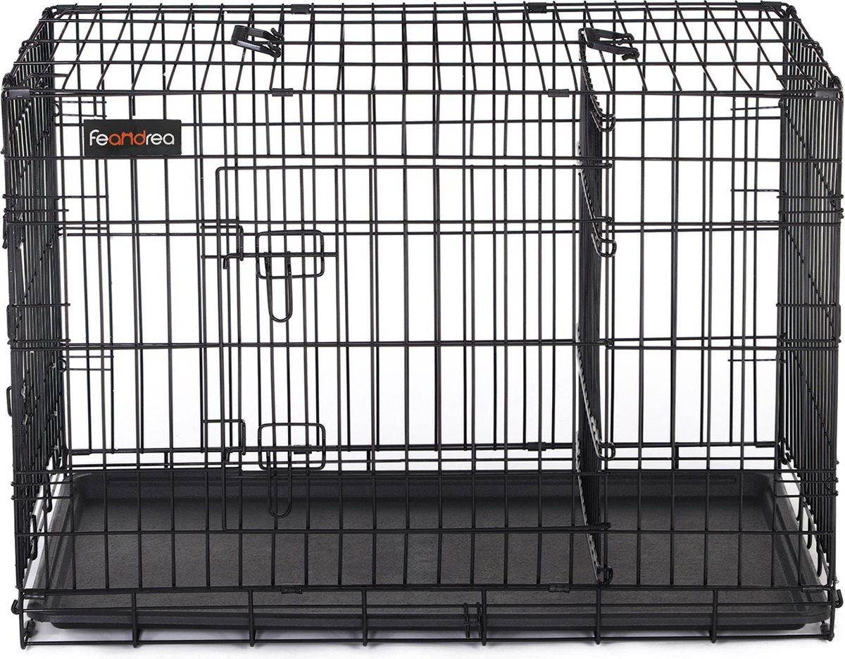 Honden bench - Hondenkooi - Hondenkrat - Hondenhok - Zwart | bol