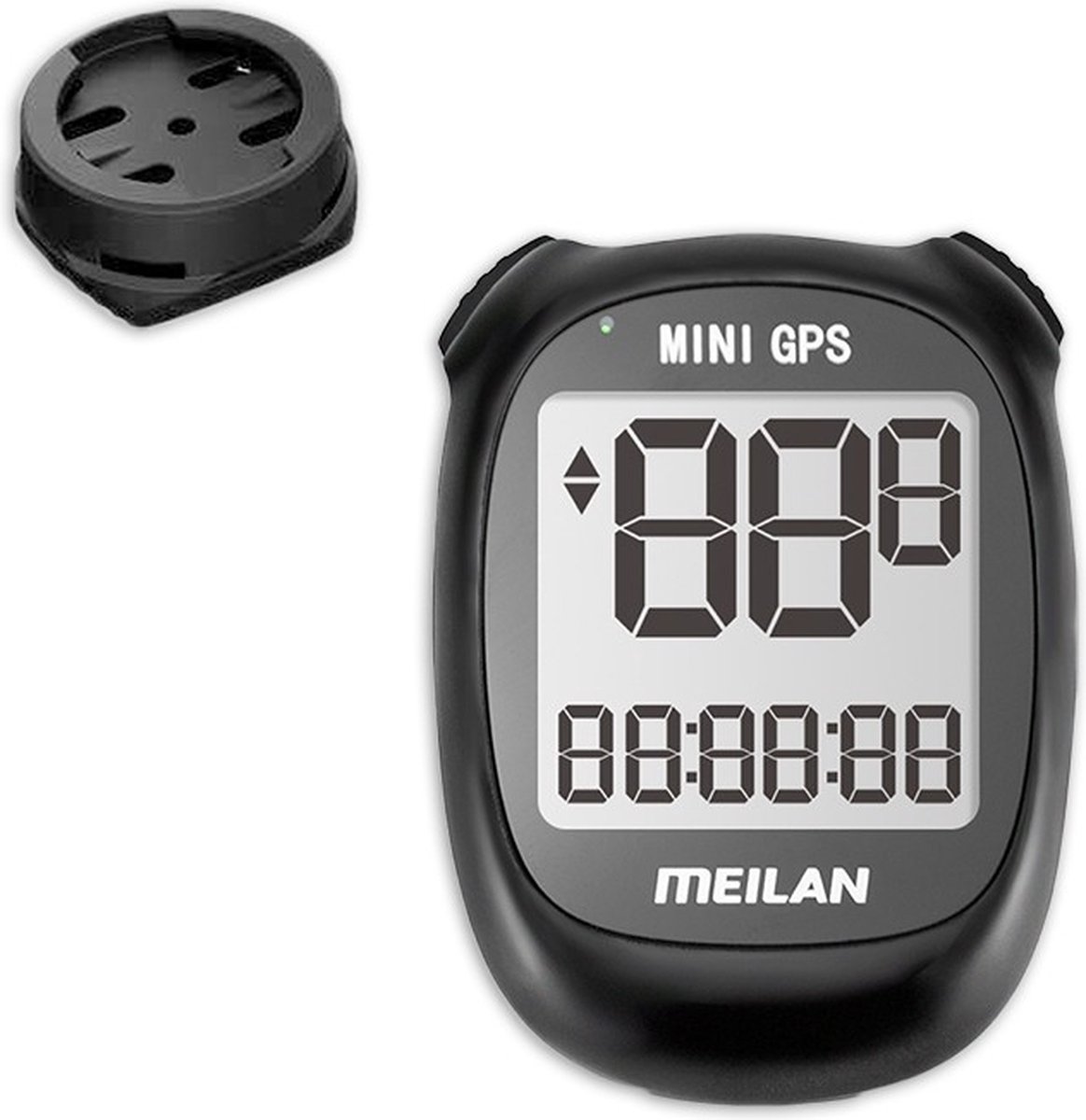 Fietscomputer IPX6 - USB oplaadbaar - Fietscomputer 1.6 inch mono LCD ...