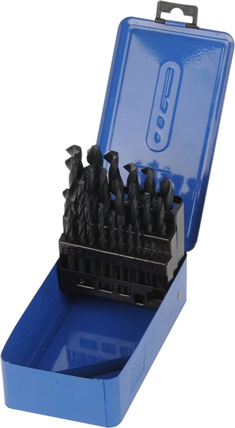 Silverline Boren Set HSS-R- 1 t/m 13 mm. - 25 Delig | bol