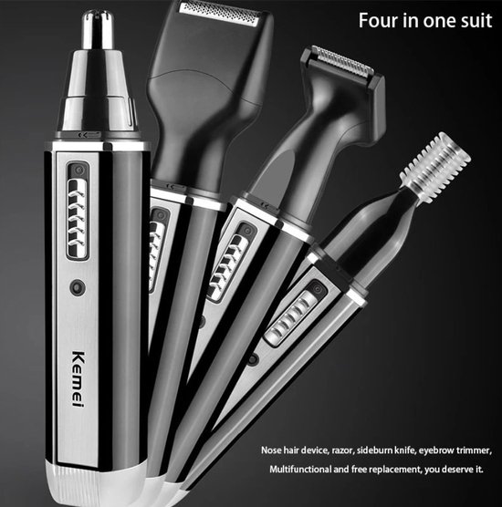 Neustrimmer 4-in-1-mannen- Scheerapparaat- Tondeuse- Neushaar trimmer ...