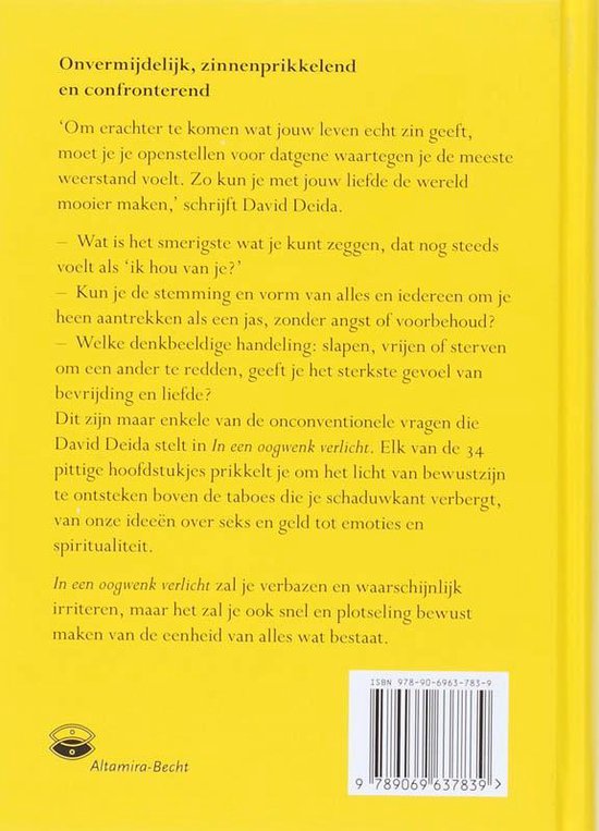 In Een Oogwenk Verlicht, David Deida | 9789069637839 | Boeken | bol.com In Een Oogwenk Verlicht, David Deida | 9789069637839 | Boeken | bol.com