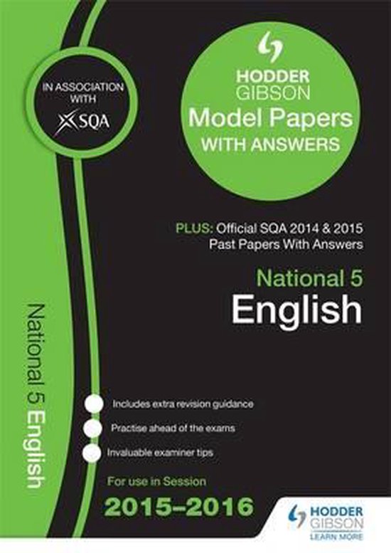 National 5 English 2015/16 SQA Past and Hodder Gibson Model Papers ...