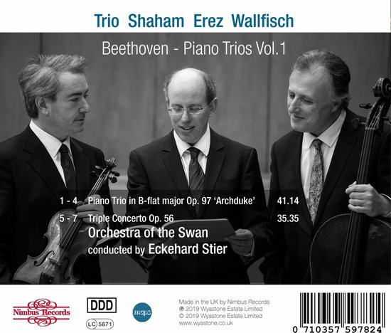 Trio Shaham-Erez-Wallfisch & Orchestra Of The Swan - Beethoven: Piano Trios Vol. 1... | bol.com