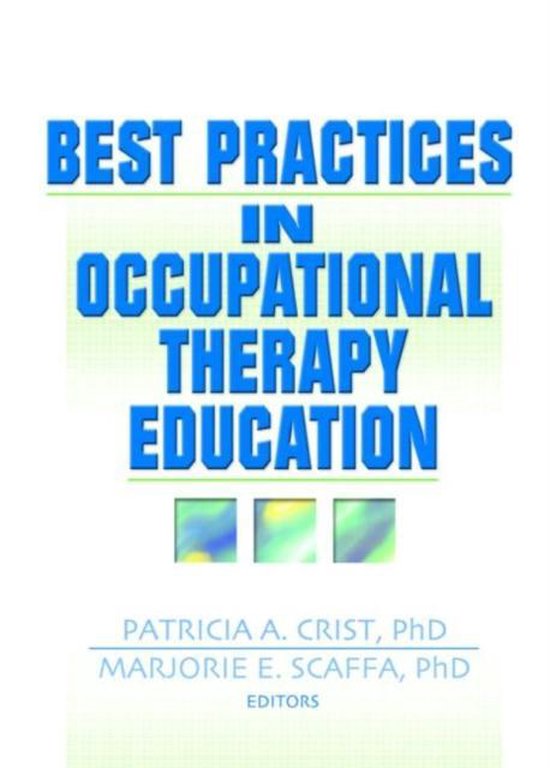 Best Practices In Occupational Therapy Education | 9780789021755 ...
