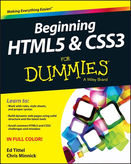 Beginning HTML5 and CSS3 For Dummies (ebook), E Tittel | 9781118690758 | Boeken | bol.com