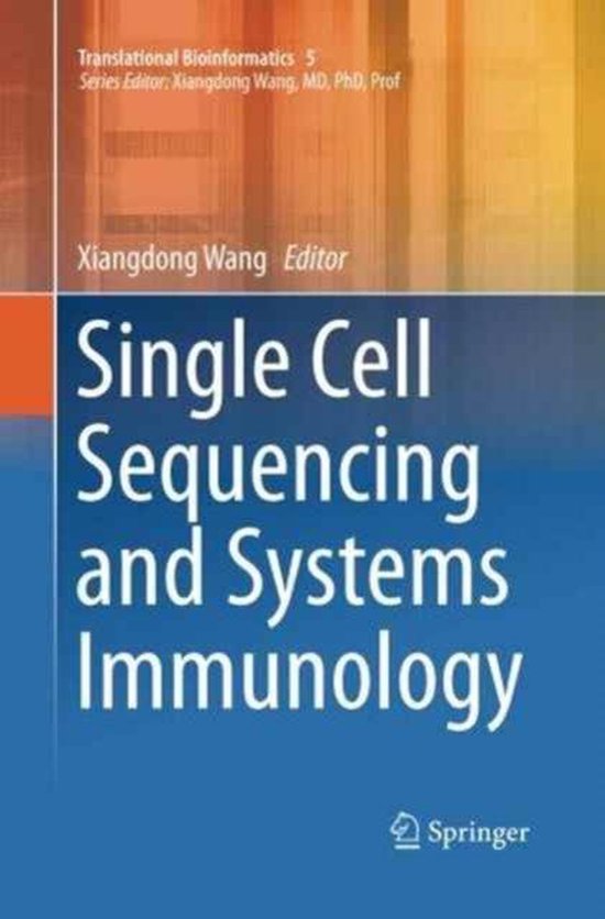Translational Bioinformatics- Single Cell Sequencing and Systems ...
