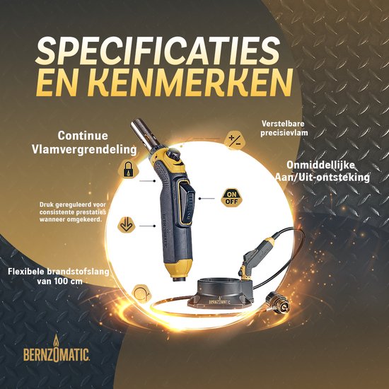 Bernzomatic Firepoint precisie creator handbrander BZ8360T – met Pro ...