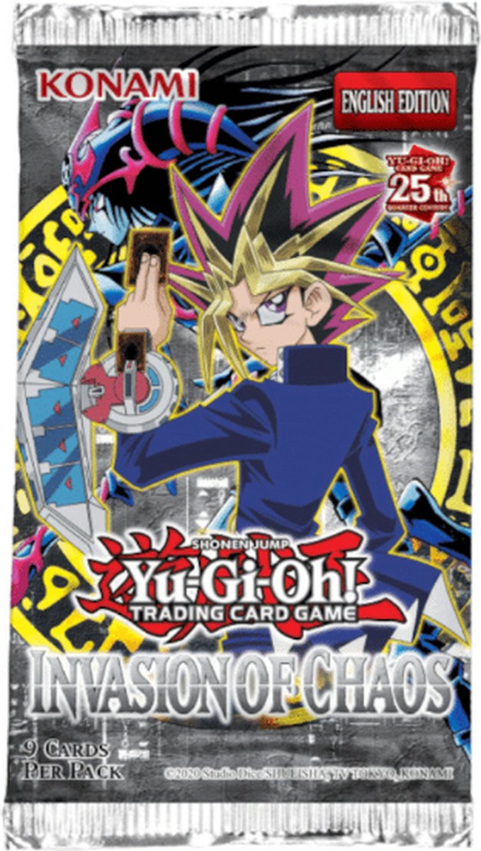 Yu-Gi-Oh booster -Invasion of Chaos 25th anniversary Sleeved Booster - Yu-Gi-Oh! TCG |... | bol.