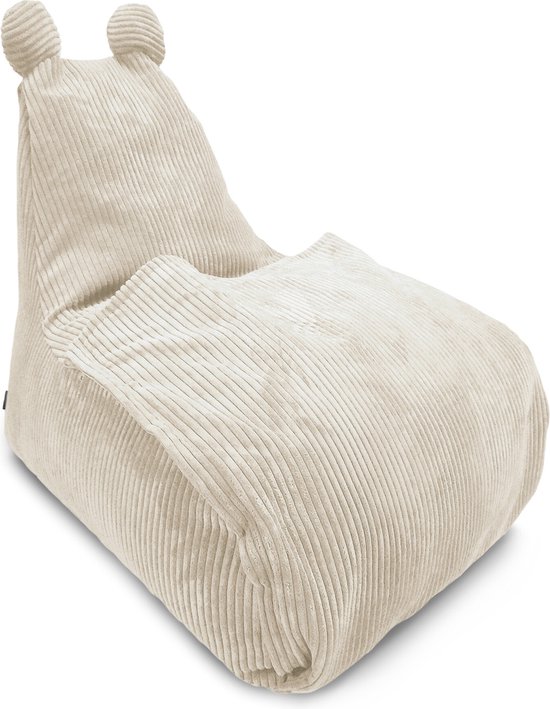 Scandinavian stories Zitzak Teddy Large Corduroy - Cream | bol