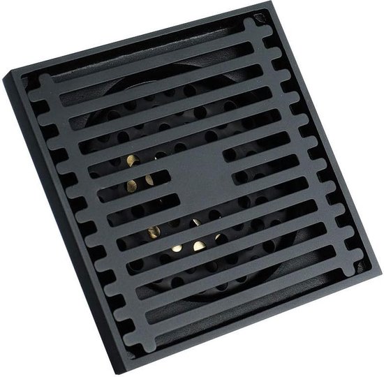 HomeBerg Doucheput Zwart Vierkant - 10x10 cm - Moderne douche put ...