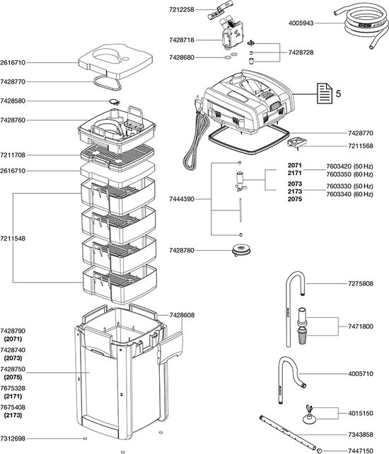 Eheim Filterpot Prof 3 2075 | bol