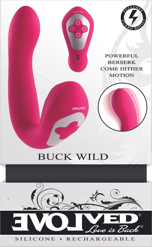Evolved - Buck Wild Dual End Vibrator - Roze | bol
