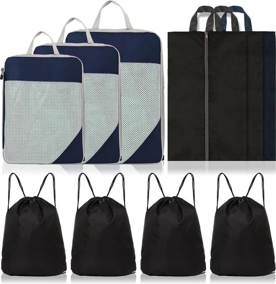 Compression Packing Cubes 10 stuks kofferorganizer 10 SET Travel ...