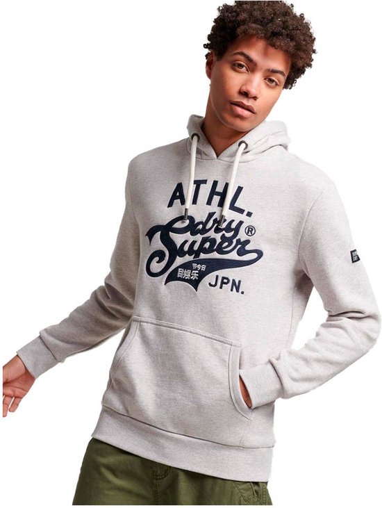 Superdry Athletic Script Graphic Capuchon Beige L Man | bol