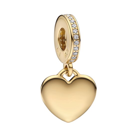 Pandora Bedel Hangend Hart Goud 768761C01- Verguld metaal | bol