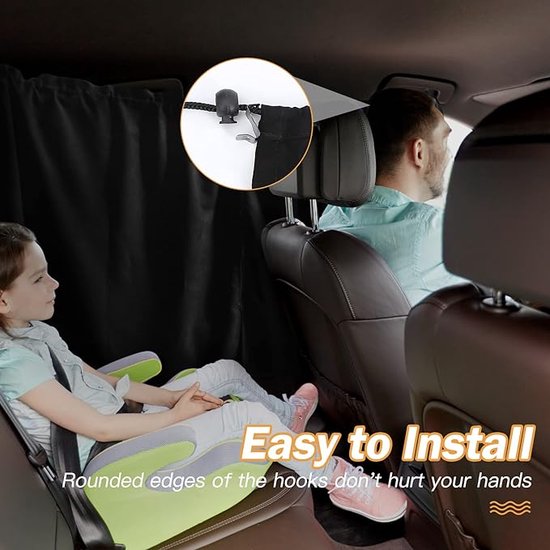Premium Car sun blind blocks -Premium Auto zonwering blokken | bol