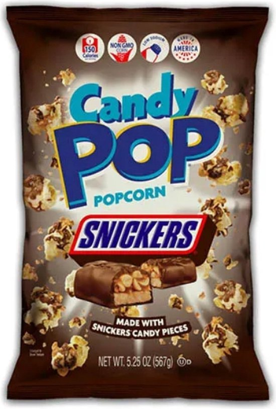 Candy Pop Popcorn Snickers (5.2oz/149gr) | bol
