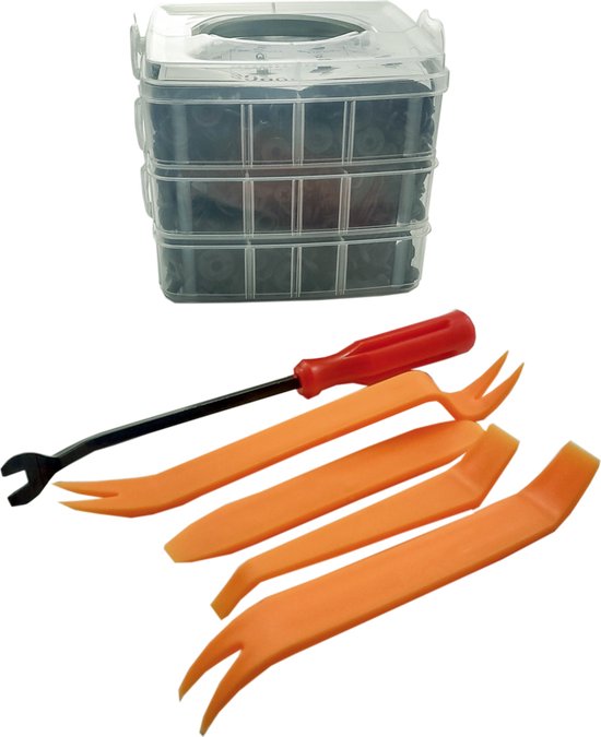 Plastic Clips Popnagel - 625 stuks - Motor Kuip Clips - Auto Interieur ...