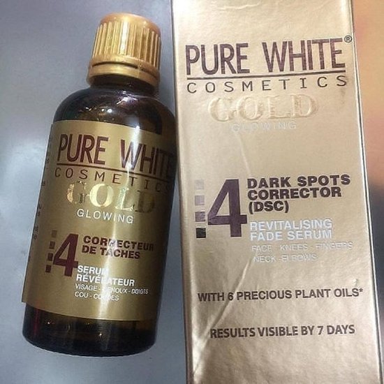 Pure White Cosmetics Gold Glowing 4 Correcteur Serum | bol