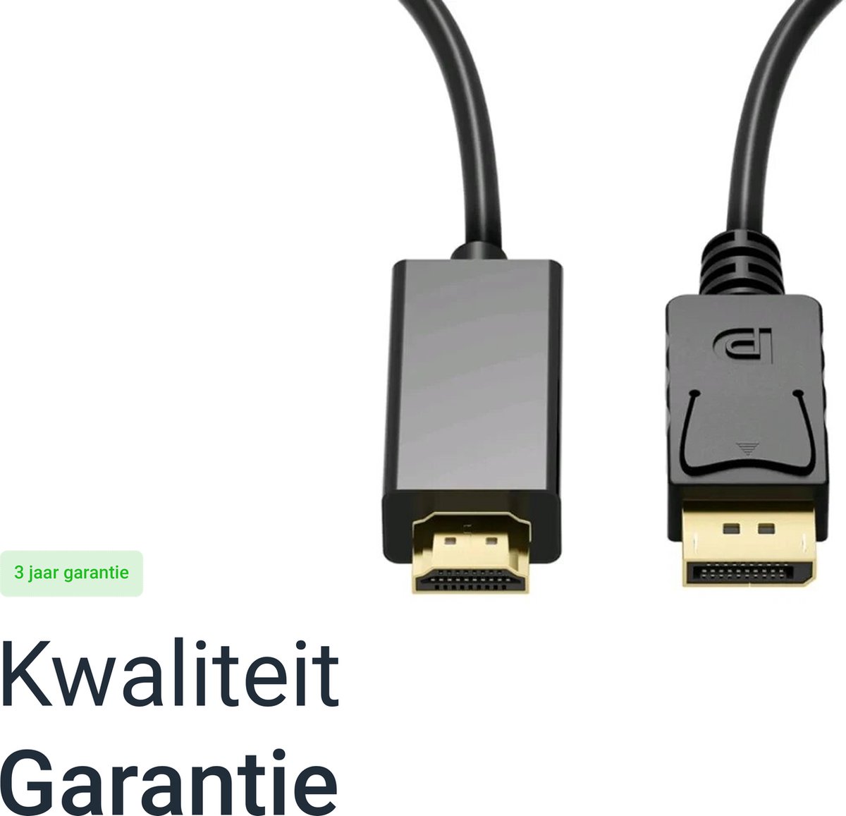 Qost - DisplayPort naar HDMI kabel - 1,8 meter - 1080P 4K - Adapter ...
