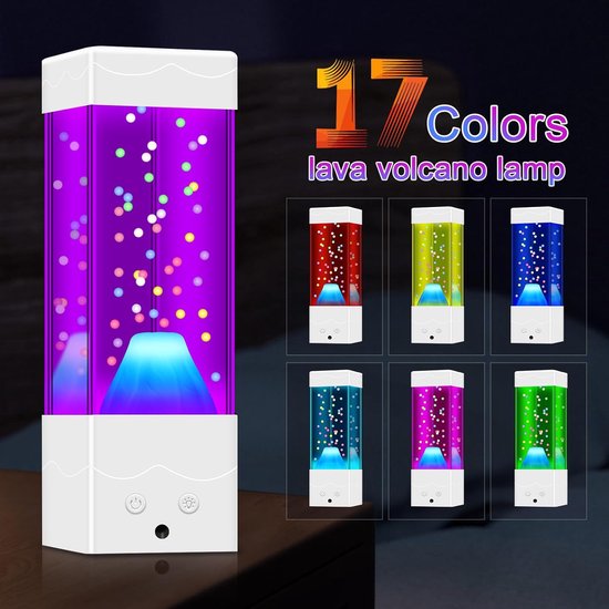 Lavalamp voor Kinderen - 17 Kleuren - Lavalamp - Lava Lamp - Lavalampen ...