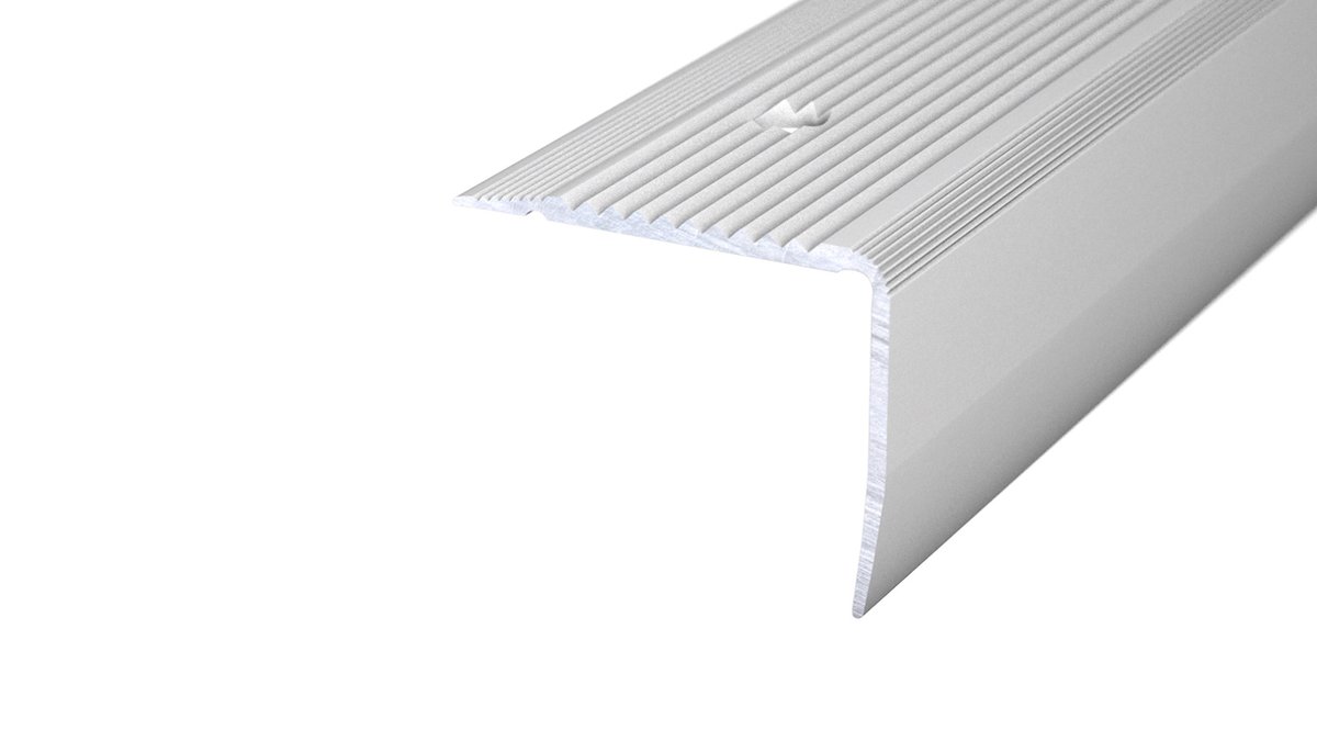 Aluminium trapprofiel geboord - trapneusprofiel - trapneus - 55mm x 2 ...