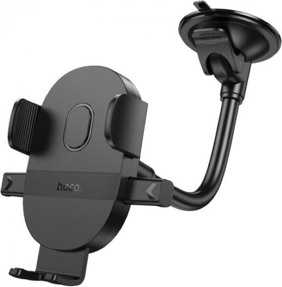 Hoco H20 360° Verstelbare Dashboard/Raam Telefoonhouder Auto Zwart | bol