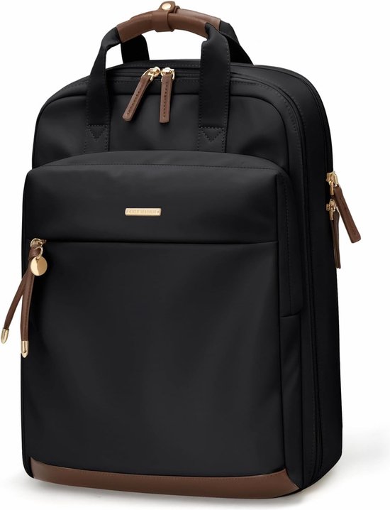 Rugzak dames waterdichte laptop rugzak schoolrugzak reizen 15,6 inch ...