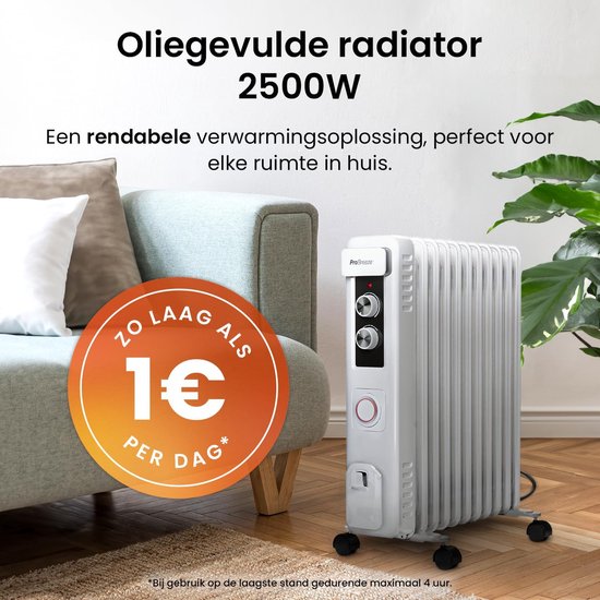Timé Elektrische Kachel - Elektrische Verwarming - Elektrische Radiator ...
