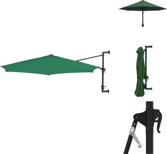 vidaXL Parasol - Parasols - Wandparasol - Wandparasols - Wandparasol ...